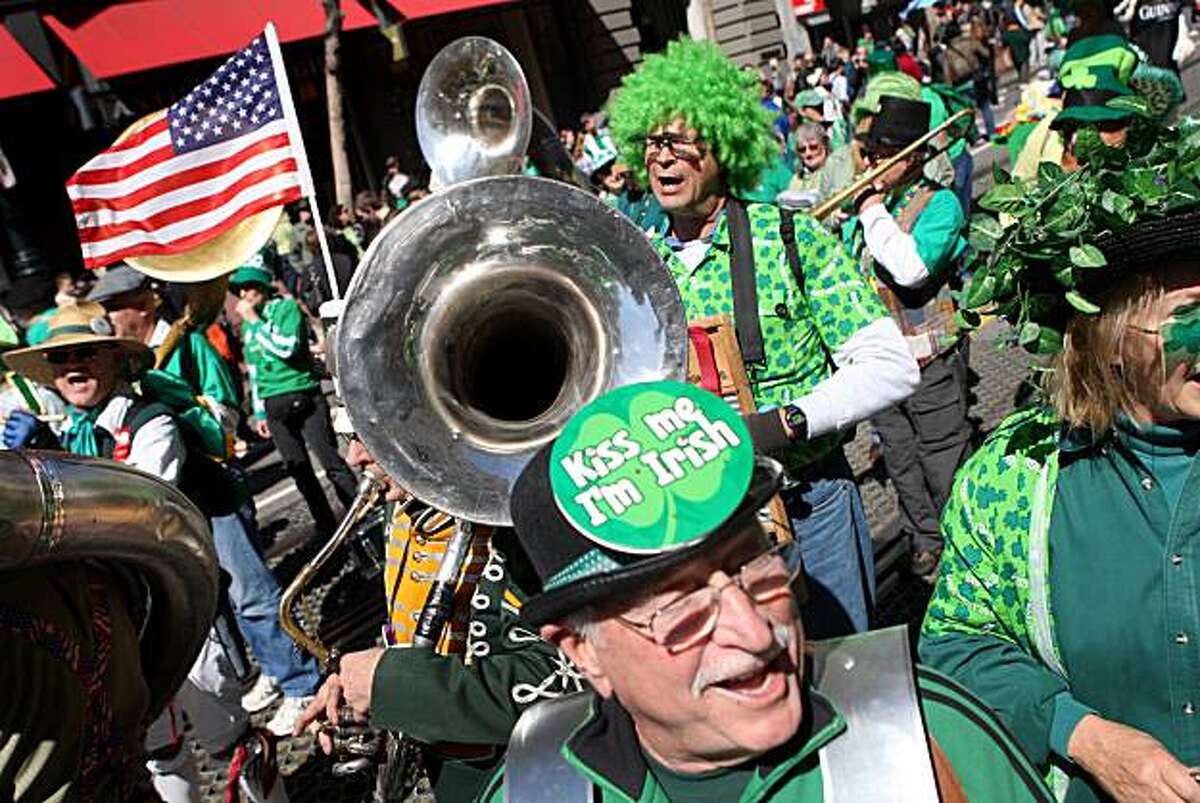 Irish luck brings blue skies to S.F. parade