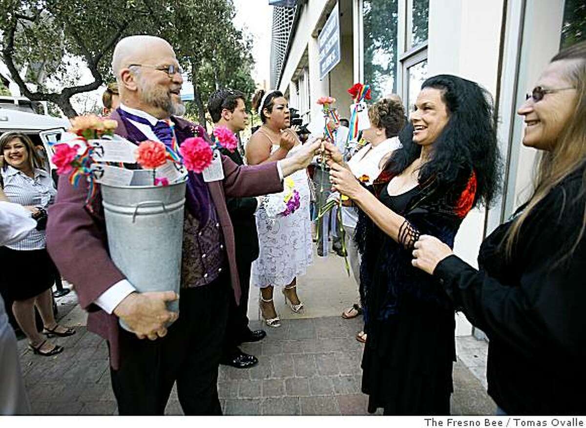 Wedding bells still ringing for gay and lesbian couples around California