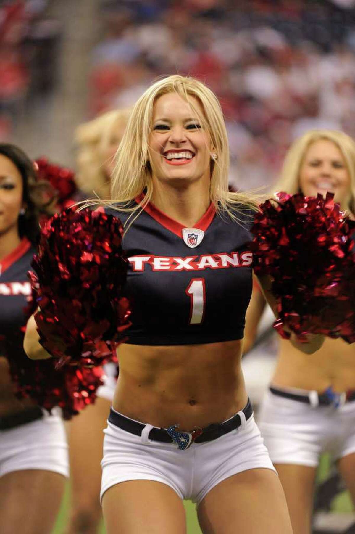 Texans cheerleaders hardest-working fans