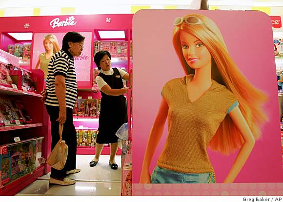 Barbie's butt, in the proper light, becomes a long-term indicator for ...