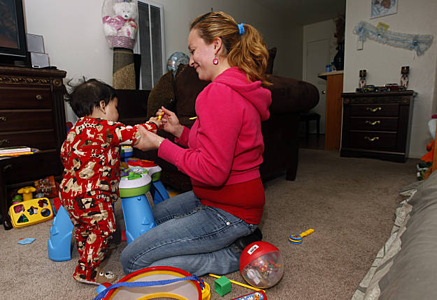 Rent aid helps single mom move to new home