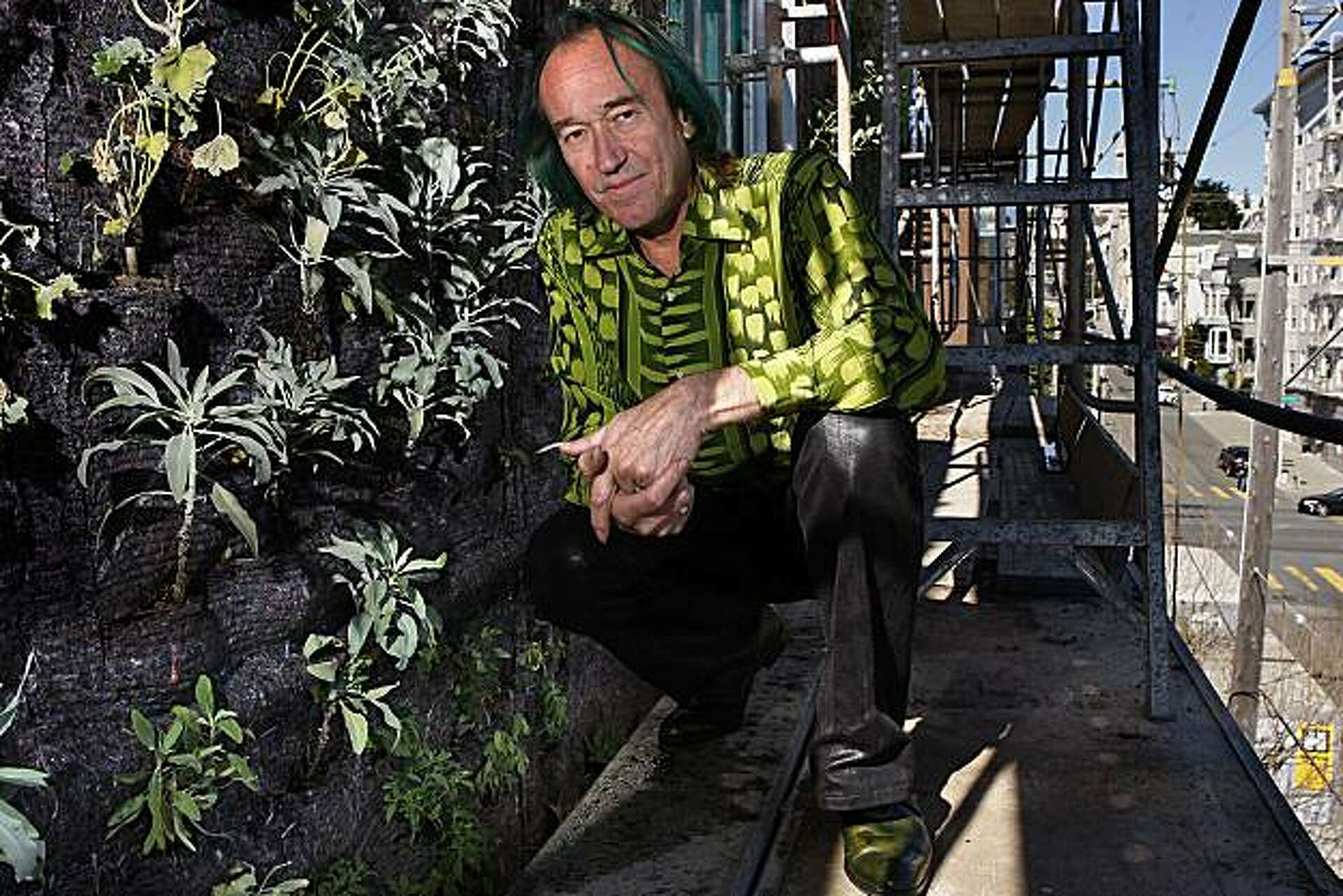 Patrick Blanc green garden comes to Drew School