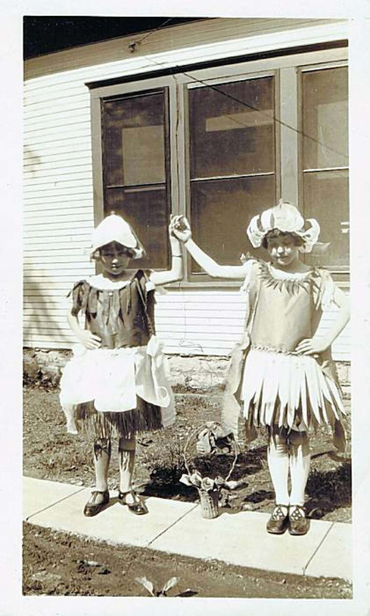 Vintage costume photos in celebration of Halloween