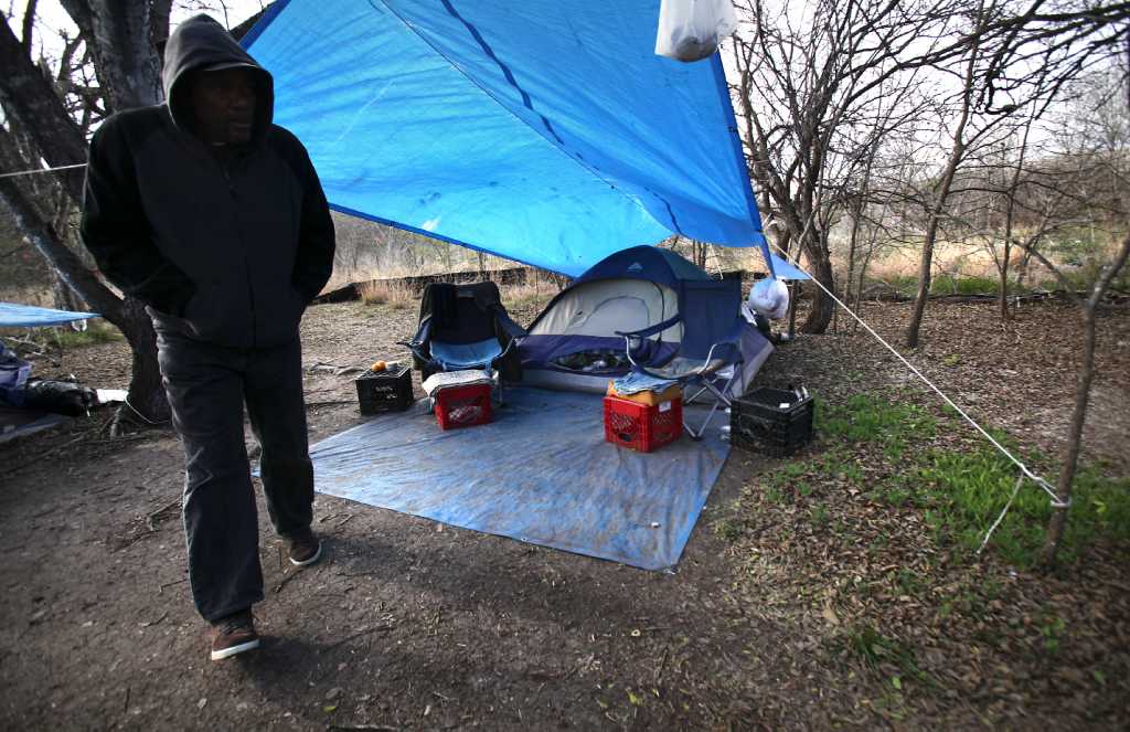 Homeless camps are hiding in plain sight