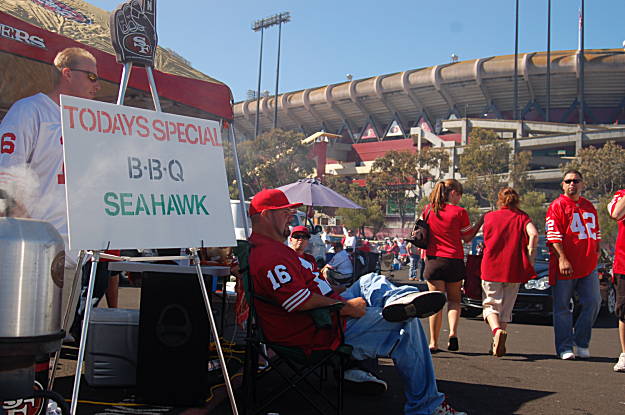 49ers tailgating