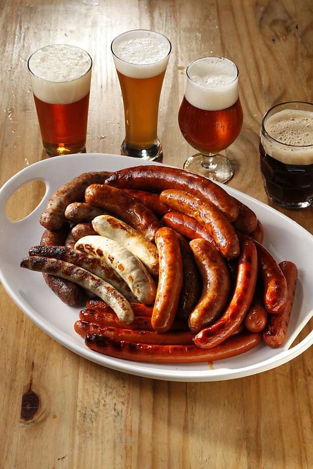 The light and dark of beer and sausages - SFGate