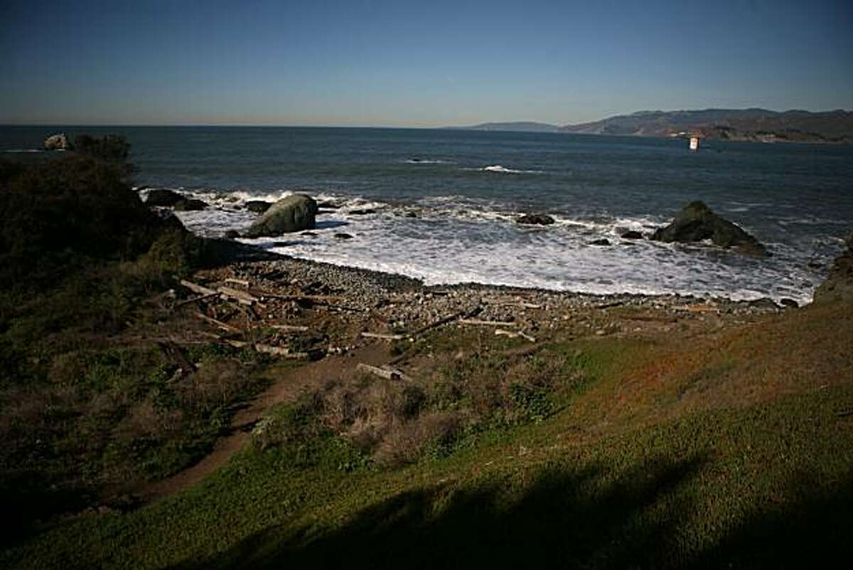 Mile Rock Beach at Lands End:
