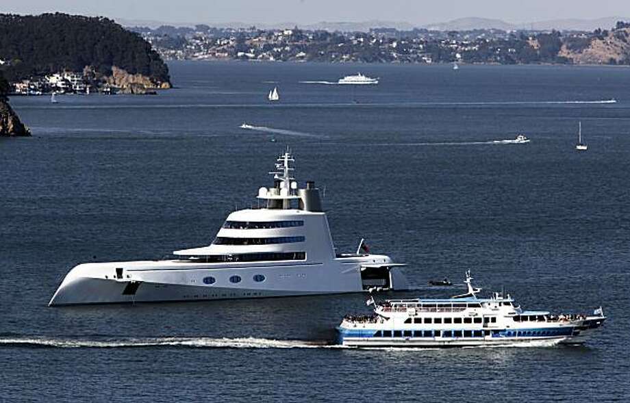 Russian Mega Yacht in the Bay - SFGate