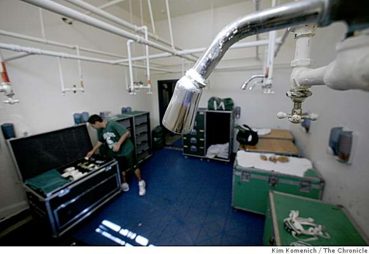 Visiting team's locker room