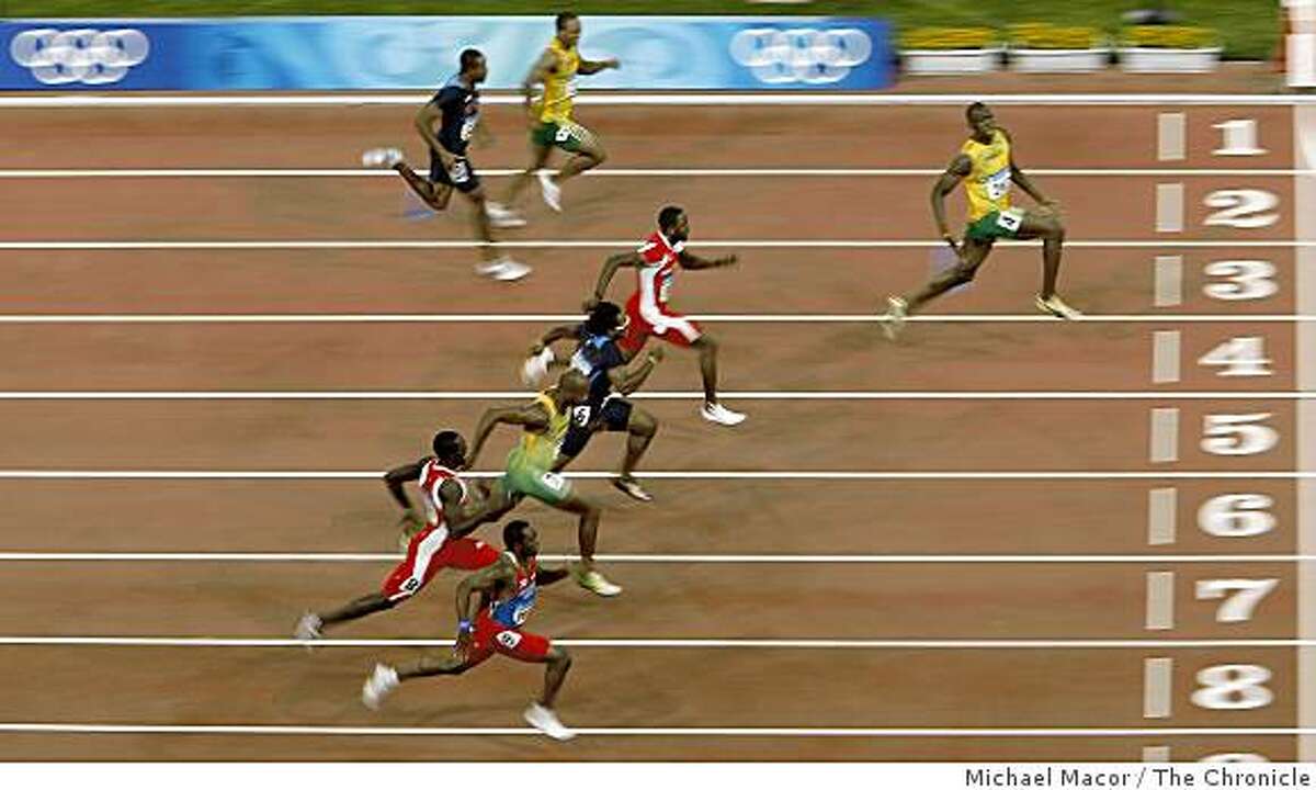 Jamaican sprinters on the fast track