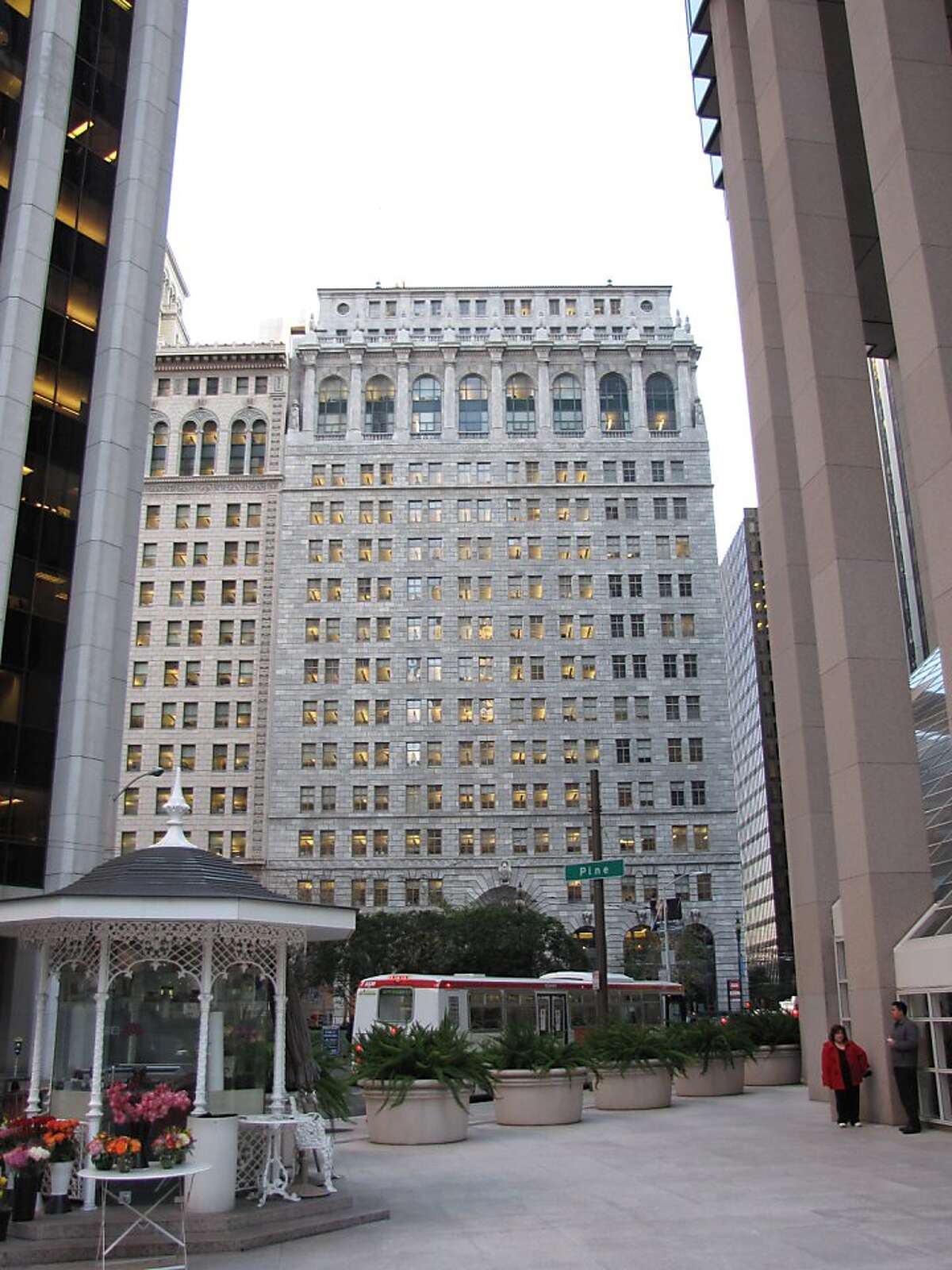 A Market Street landmark outshines nearby towers