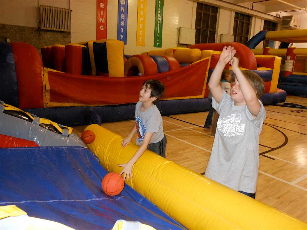 Fun, fun, fun for kids at the Y on a Saturday night