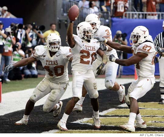 BIG 12 CHAMPIONSHIP / Texas makes statement / Perfect Longhorns primed ...
