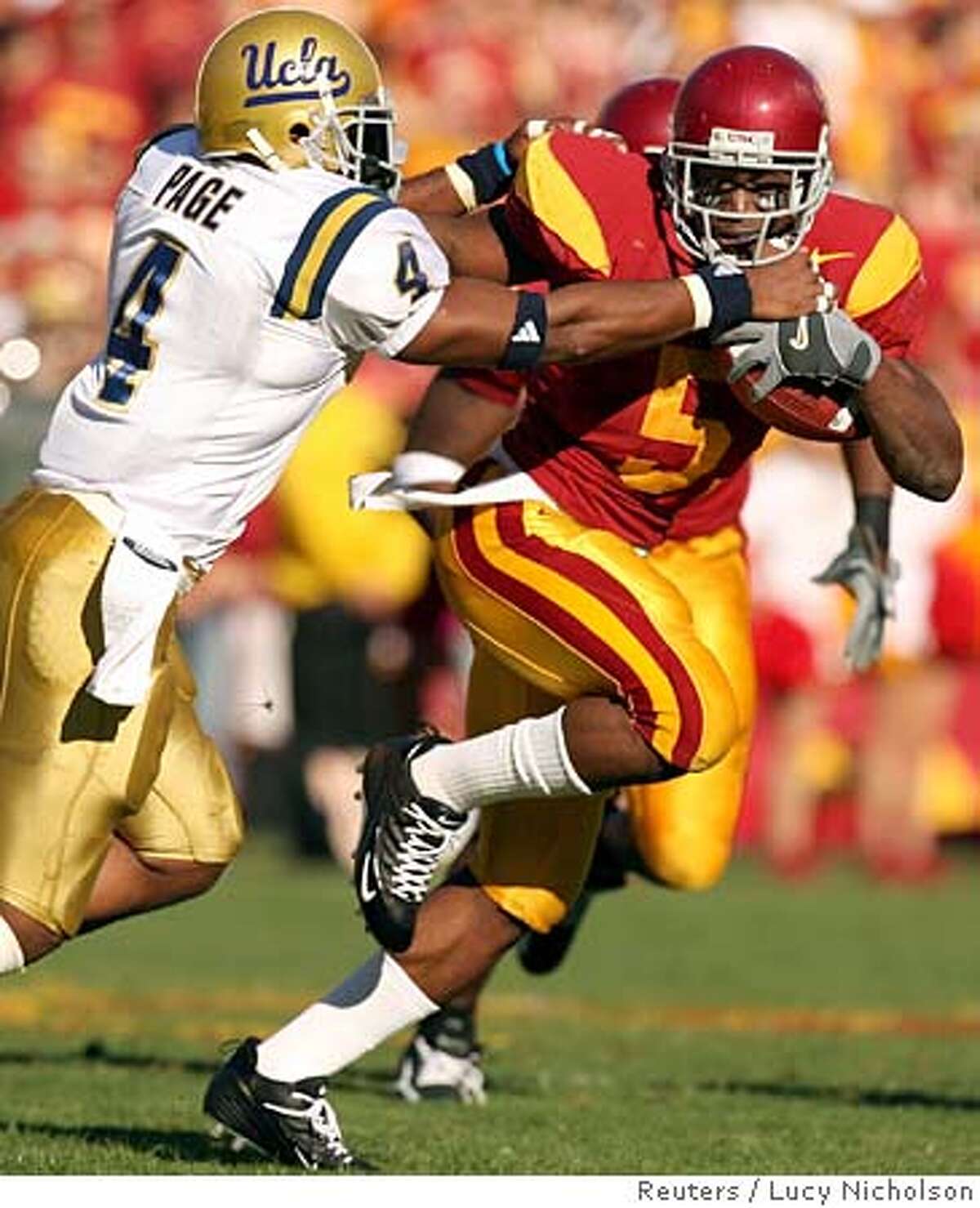 Run-up to Roses / USC crushes UCLA for date with Texas