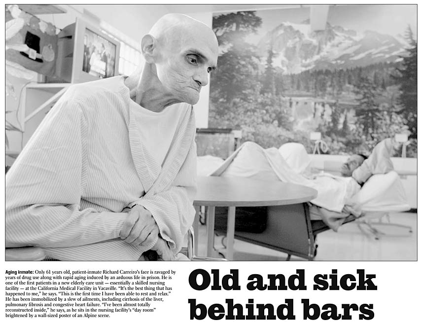 Old and sick behind bars