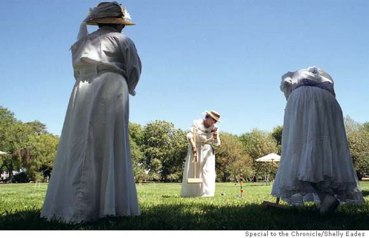 Wicket pursuit / Victorian croquet means white dresses, finger food and ...