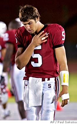 Picking up the pieces / Stanford QB Edwards shines out of spotlight