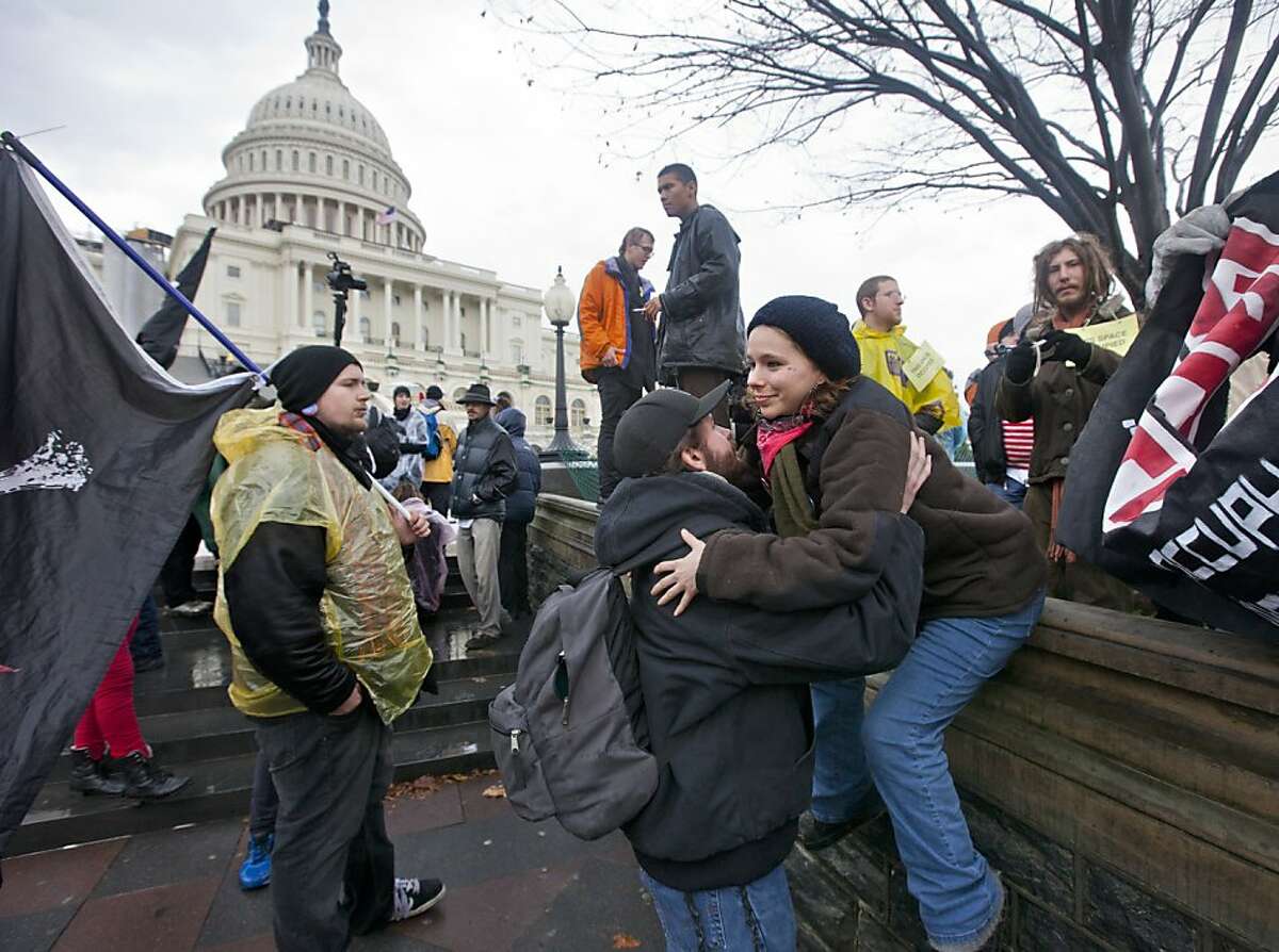 Occupy Congress: Hundreds of protesters at Capitol