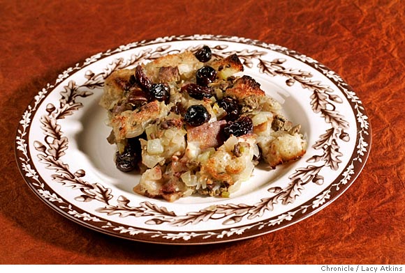 Liver bread pudding has the stuff to take on Cabernet