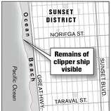 Shipwreck makes a romantic return / Remains of clipper ship appear ...