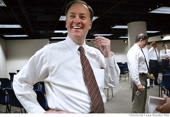 Ex-Chronicle publisher to head S.F. Chamber / Steven Falk will take ...