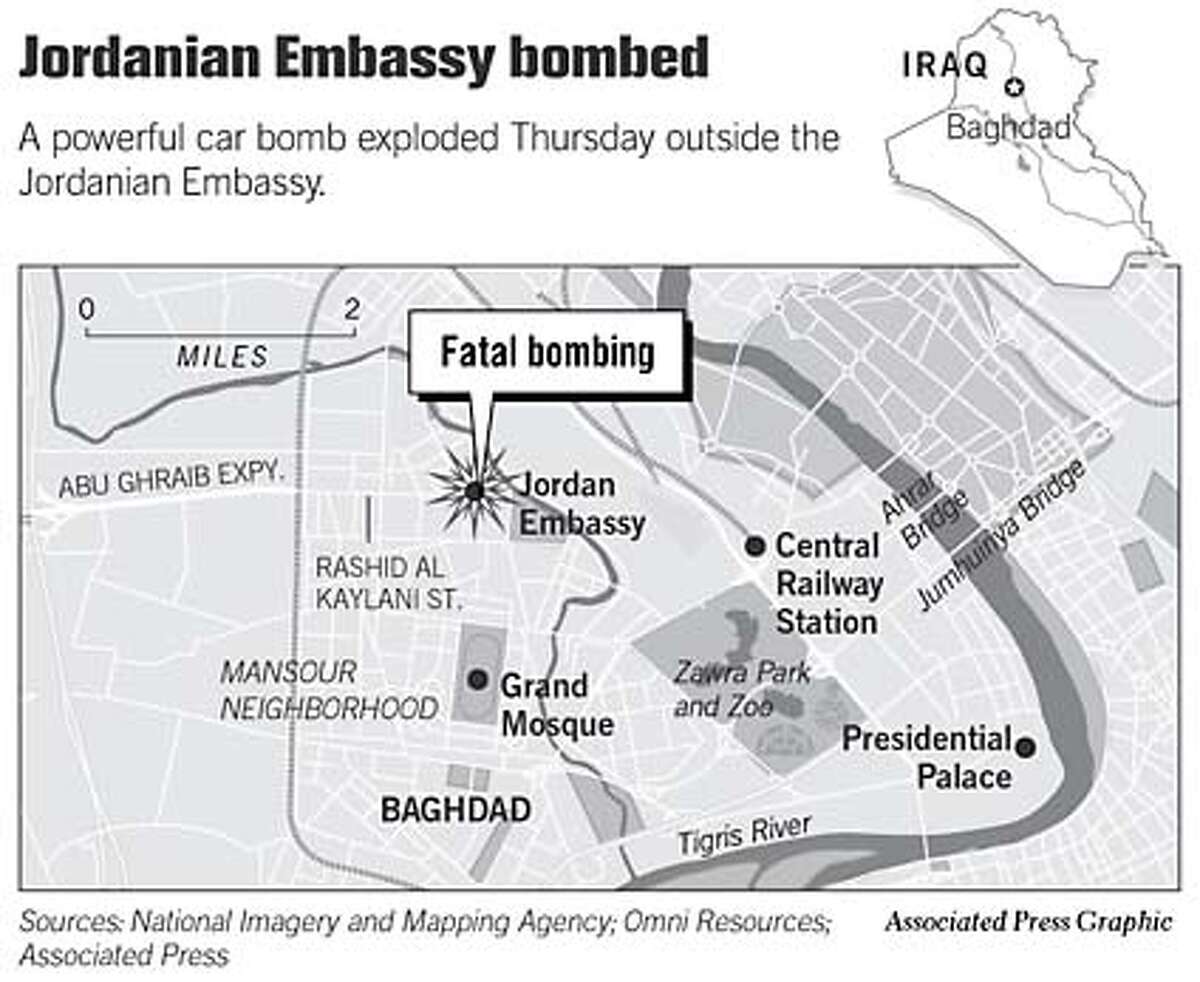 Jordan Embassy bomb kills 11 in Iraq / At least 50 hurt as car ...