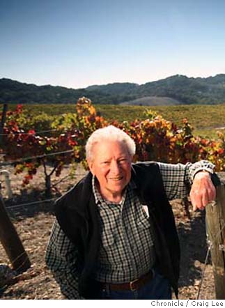 A vintner's career -- through the out door