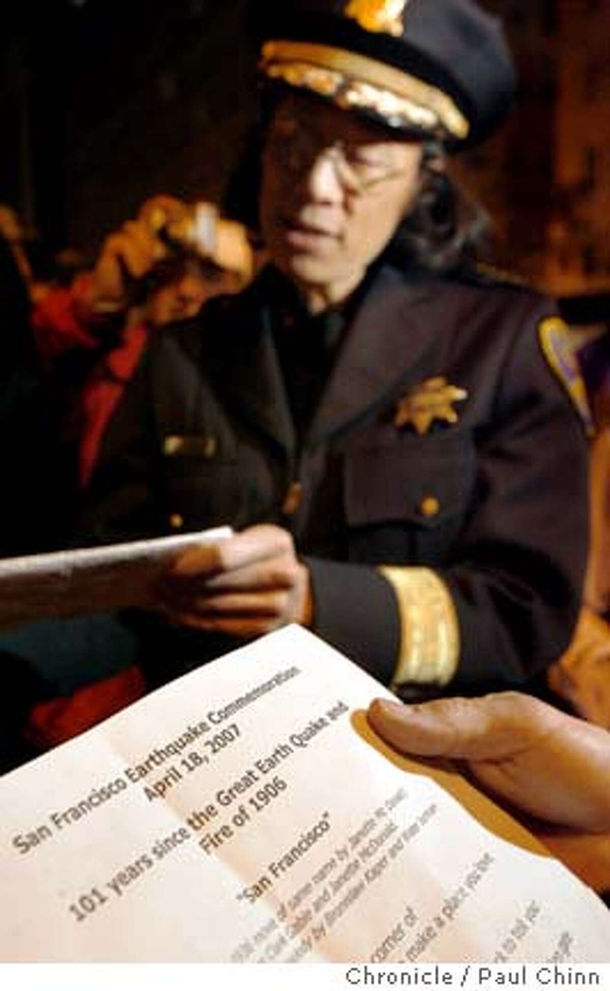 SAN FRANCISCO / 101st memorial for 1906 quake / The only survivor on ...