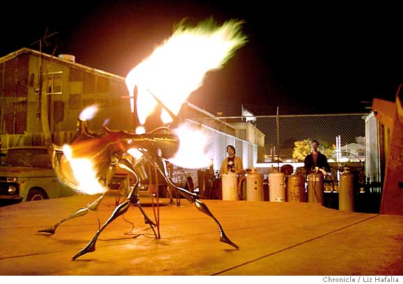 Playing with fire / Performance artists to light up the night at Herbst ...