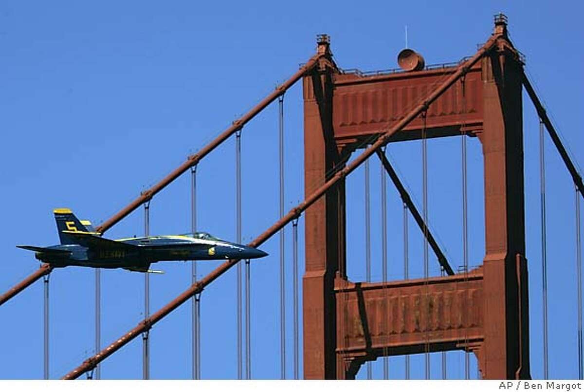 SAN FRANCISCO / Navy's Blue Angels roar back over bay to thrill ...
