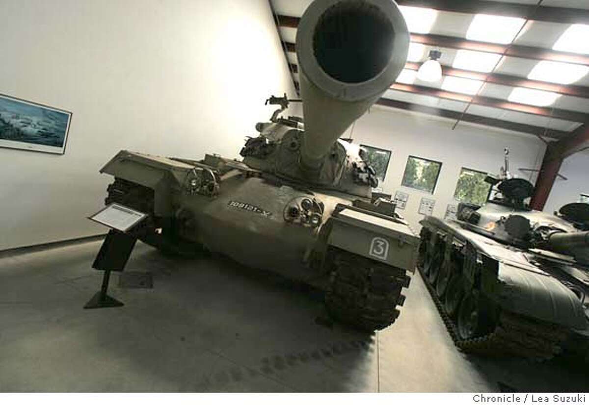 PORTOLA VALLEY / History buff collects tanks for the memories