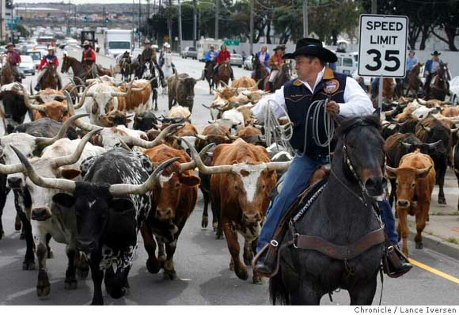 Cattle drive kicks off Cow Palace rodeo - SFGate
