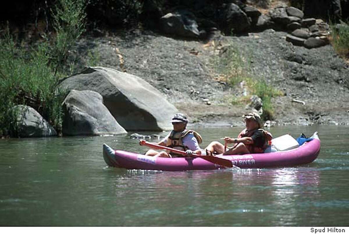 Do-it-yourself whitewater / In Cache Canyon, anyone can be up a creek ...