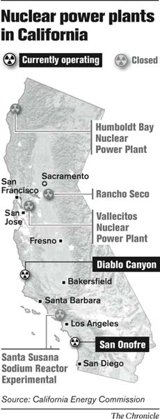 California Nuclear Power Plants Map Interactive: Locations Of All U.S.