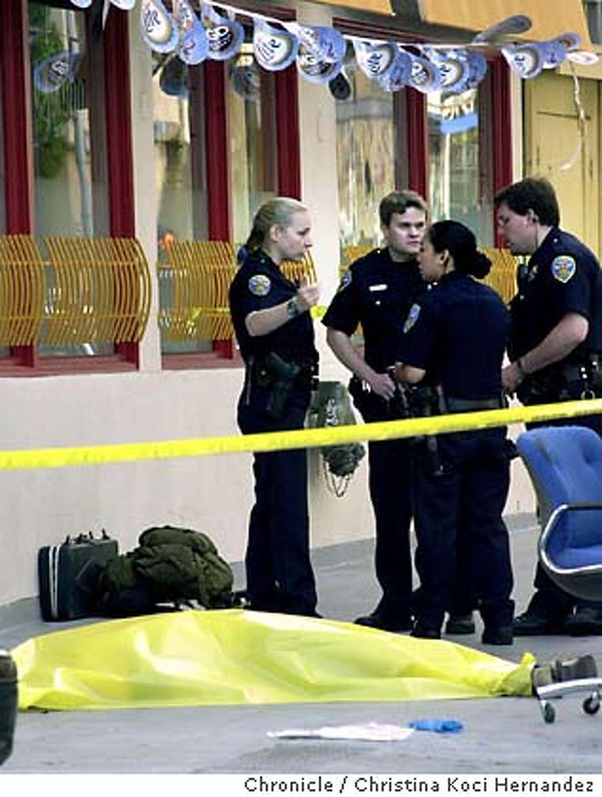 Bloody S.F. rampage / Gunman slays 3 in hotel lobby, then kills self