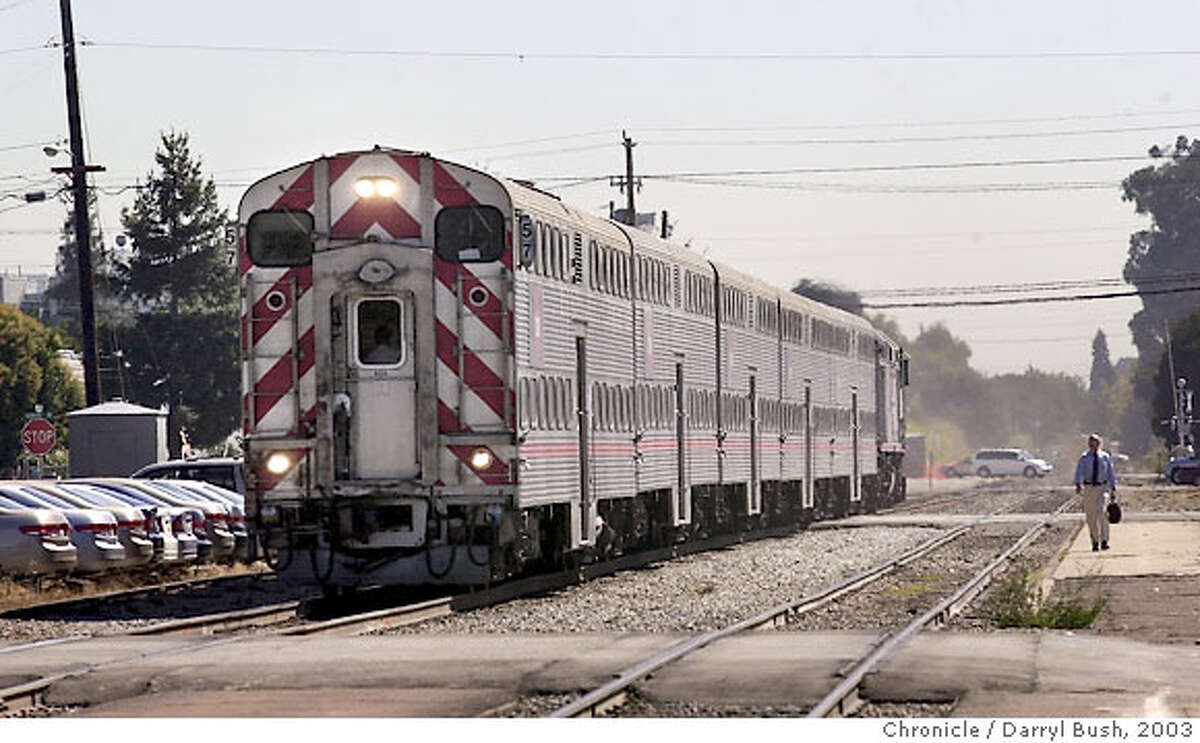 It's a choo-choo / Caltrain / It's not just for commuting anymore. A ...