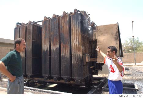 The rebuilding of Iraq under continual attack / Looting, vandalism ...