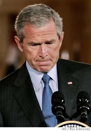 'I TAKE RESPONSIBILITY' / THE PRESIDENT: Two weeks after the hurricane ...