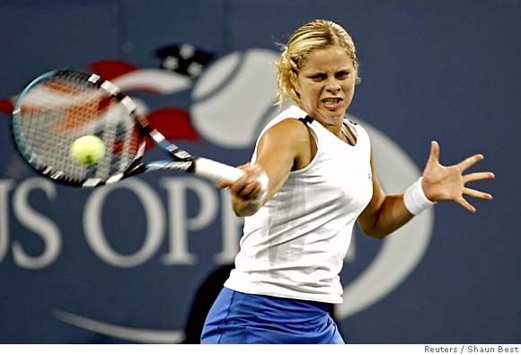 U.S. OPEN / Women awaken / Clijsters kicks the languid draw into high gear
