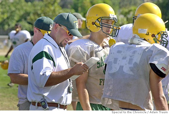 Kevin Ghee, new football coach at San Marin, is a familiar face