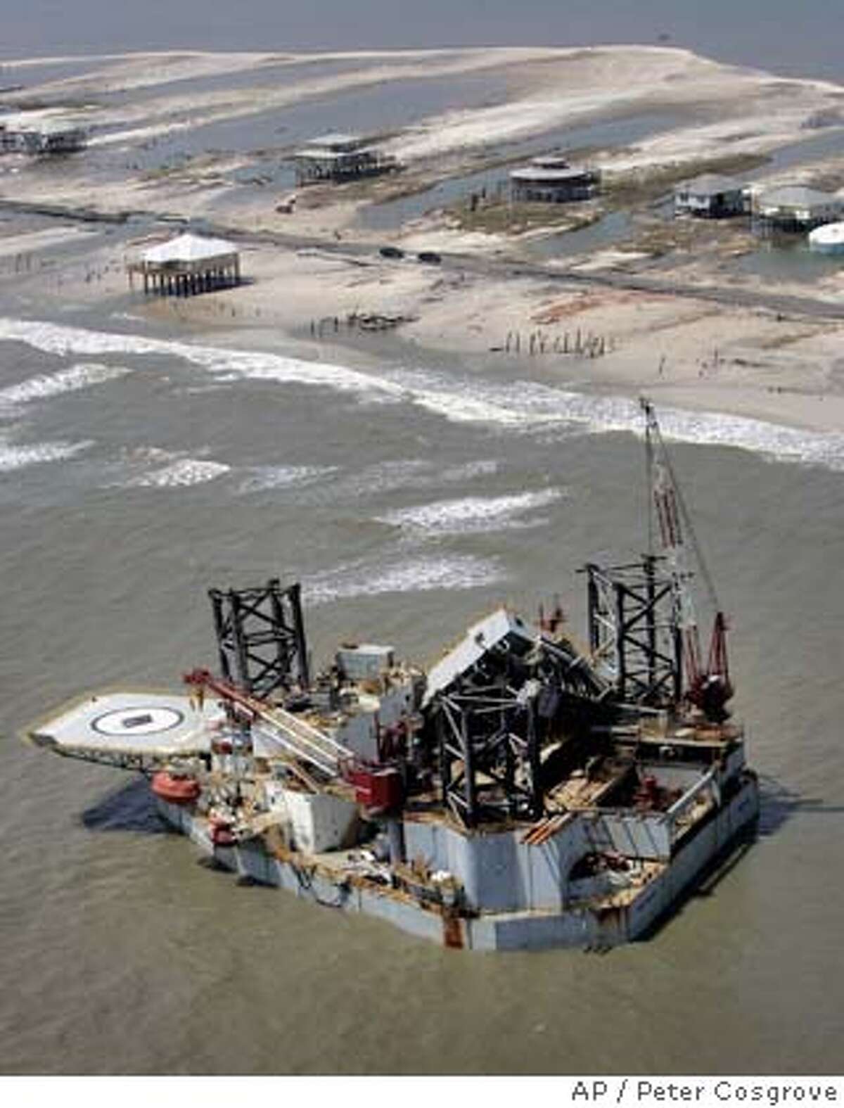 Oil production takes a hit / With rigs shattered, refineries in peril ...