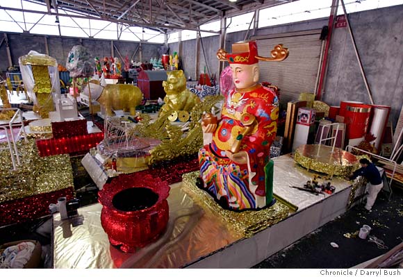 Fancy floats wait to hit streets