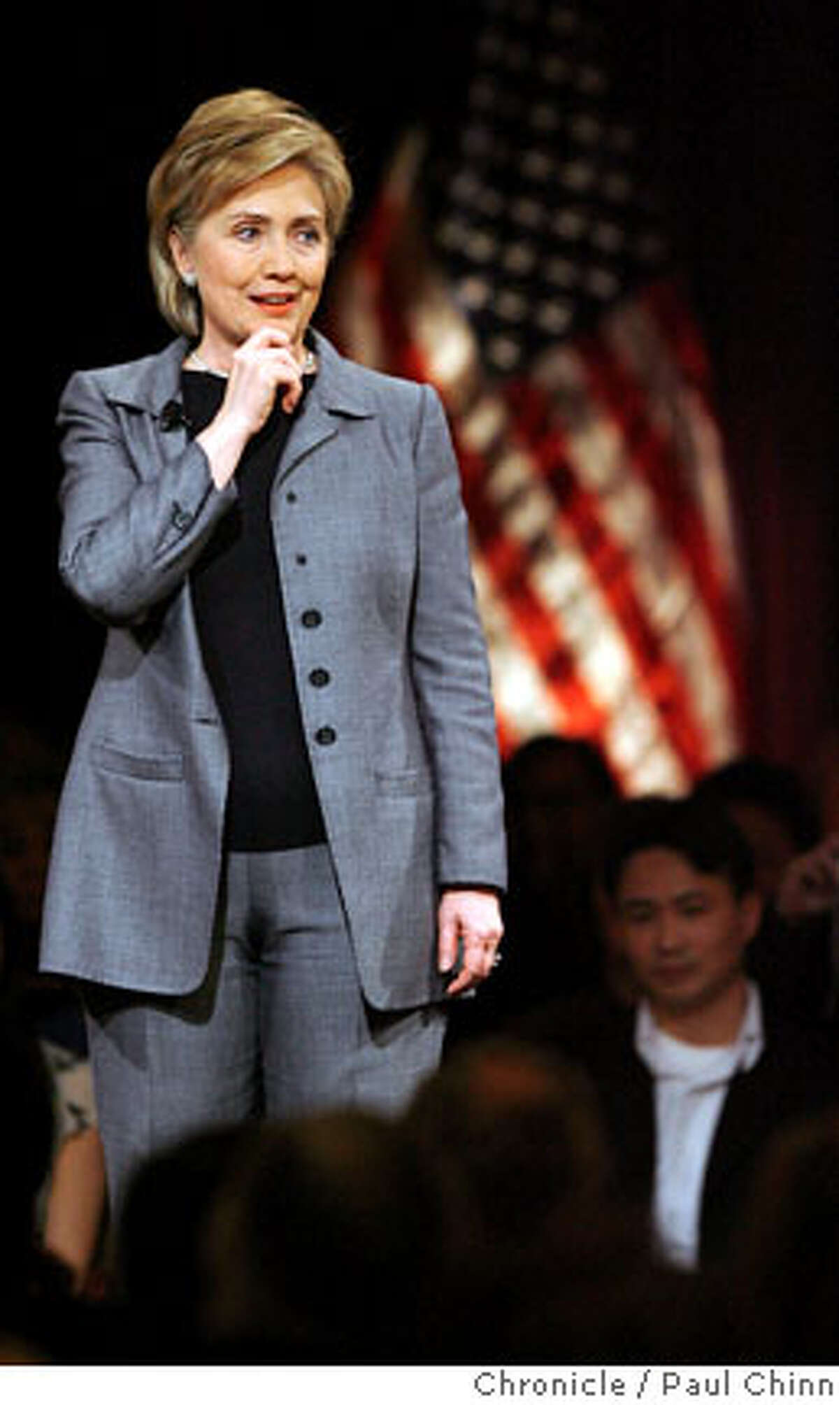 CLINTON SEES ROLE FOR HUSBAND / CAMPAIGN 2008: Senator tells S.F. crowd ...