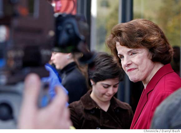 Feinstein tactic on her first bill to affect climate -- start small / A ...