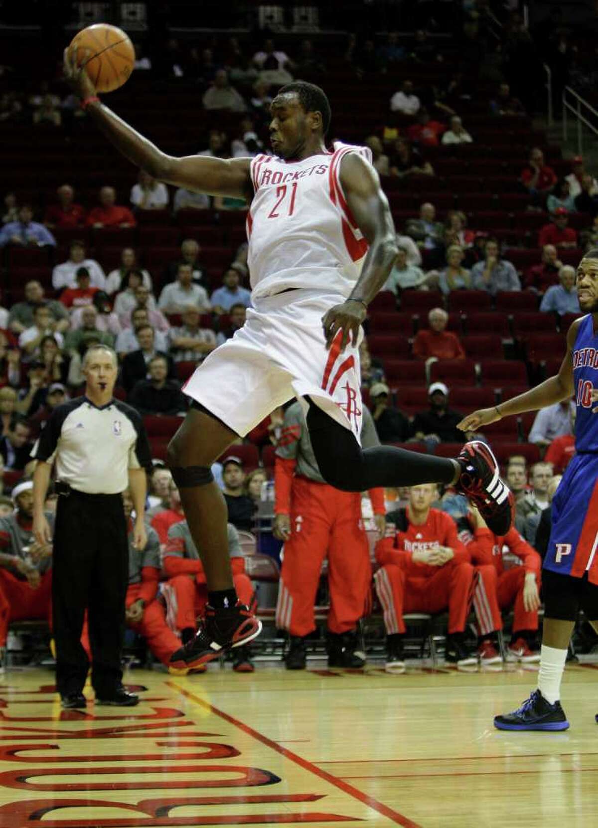 Rockets notes: Dalembert sprains ankle