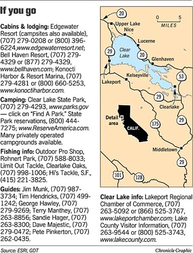 Tips on landing the big bass at Clear Lake