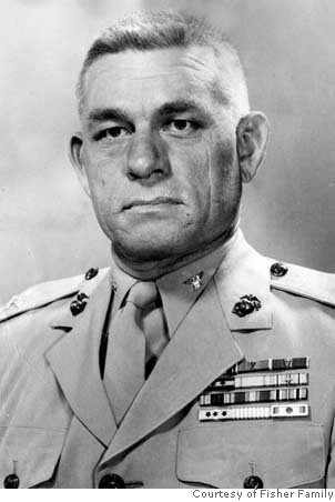 Col. Thell Fisher -- decorated Marine fought in WWII, Korea, Vietnam