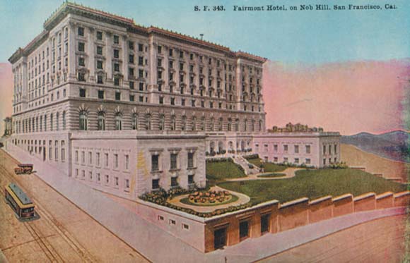 THE FAIRMONT'S STILL TOWERING