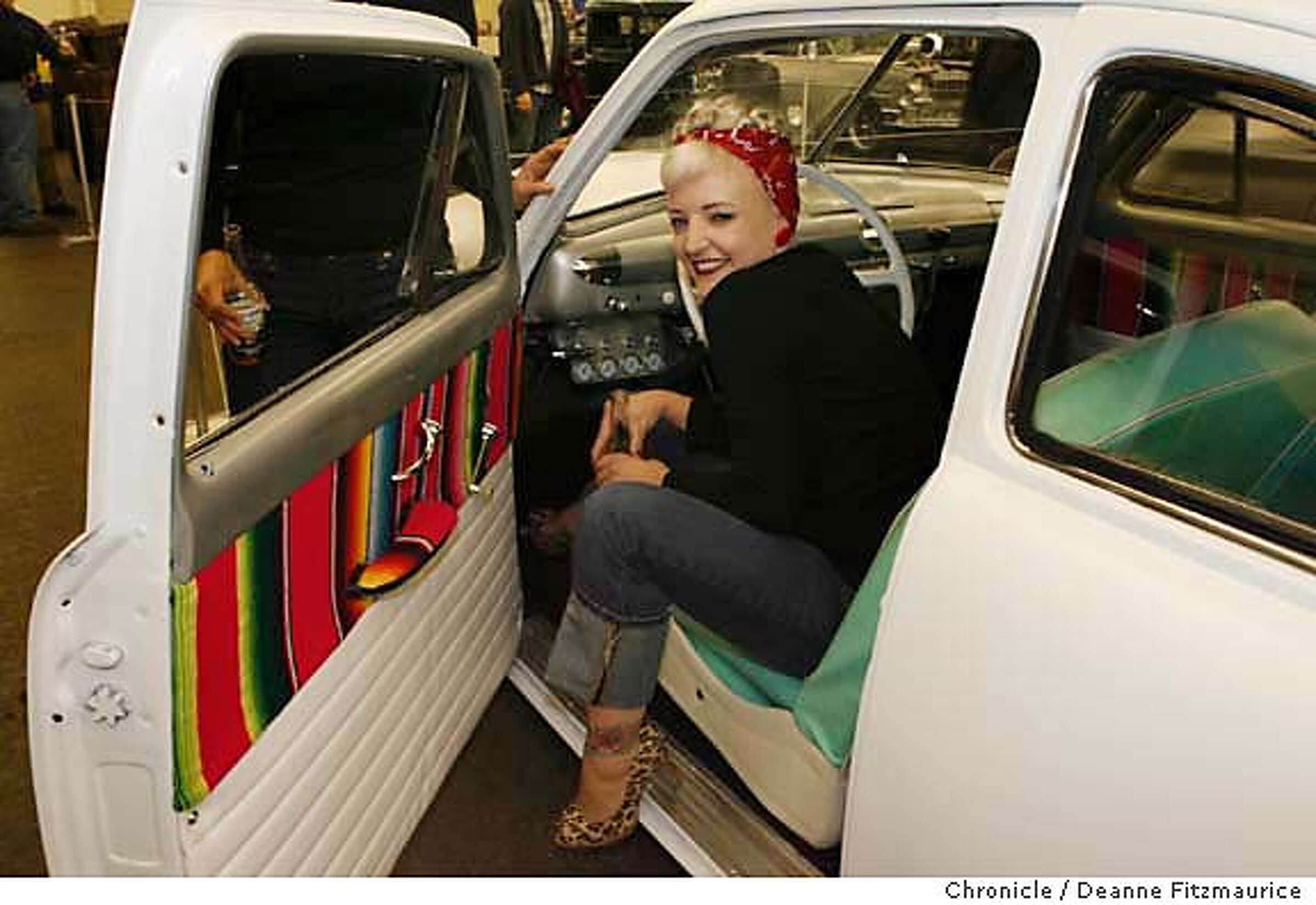 PIN CURLS AND PISTONS / Hot rod babes not afraid to keep motors running ...