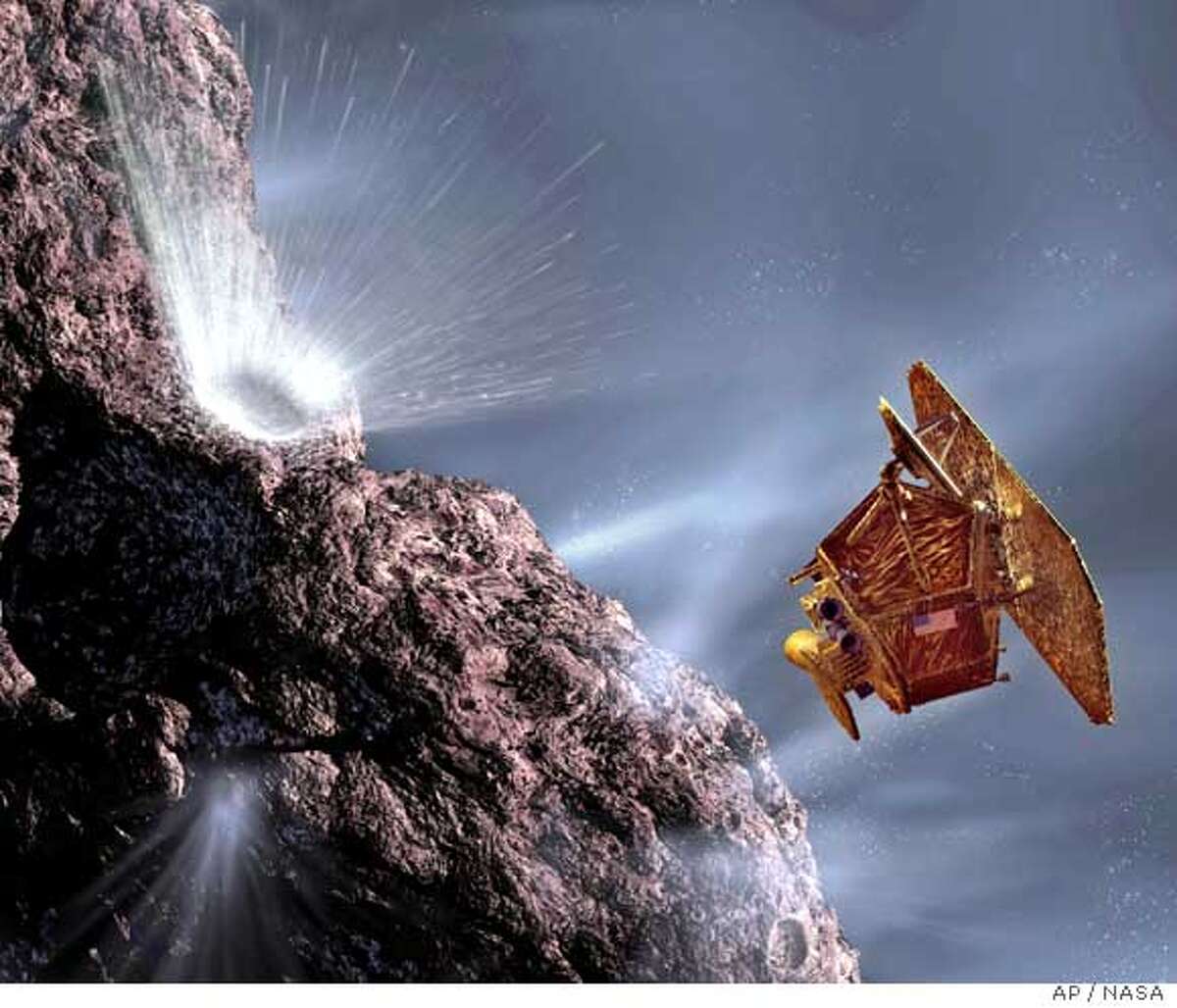 Comet blasters now work to put pieces together / Collision may hold ...